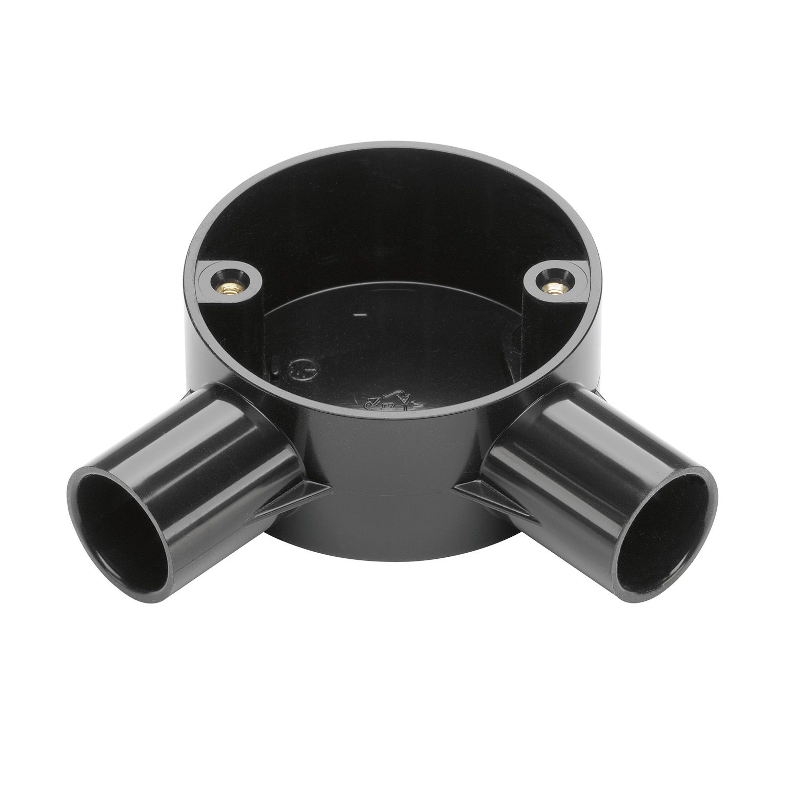 MK Black 25mm x Plastic Angle box