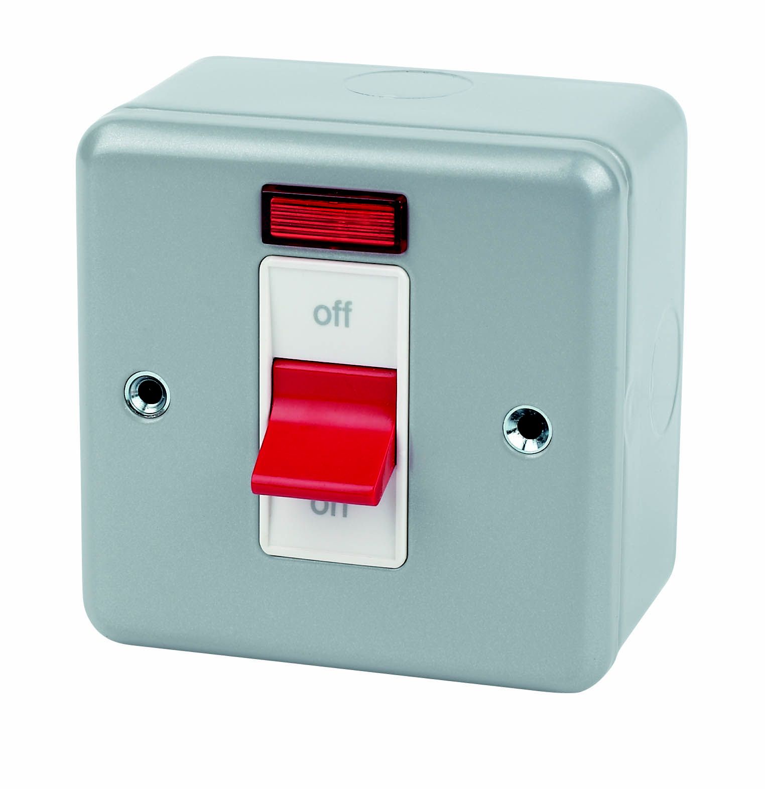 MK Grey 32A 1 gang Switch | Tradepoint