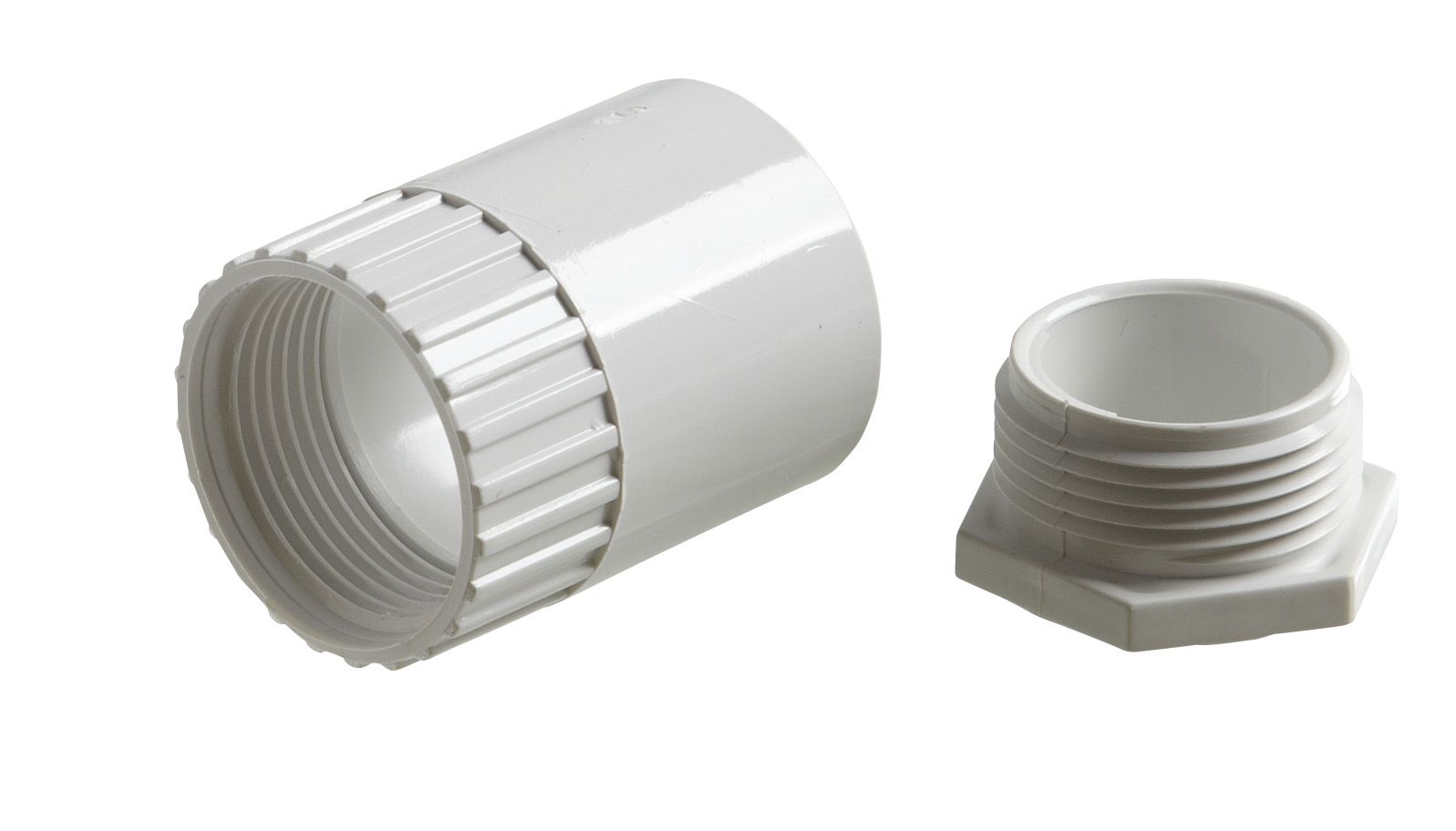 MK White Female 25mm Adaptor (H)25mm