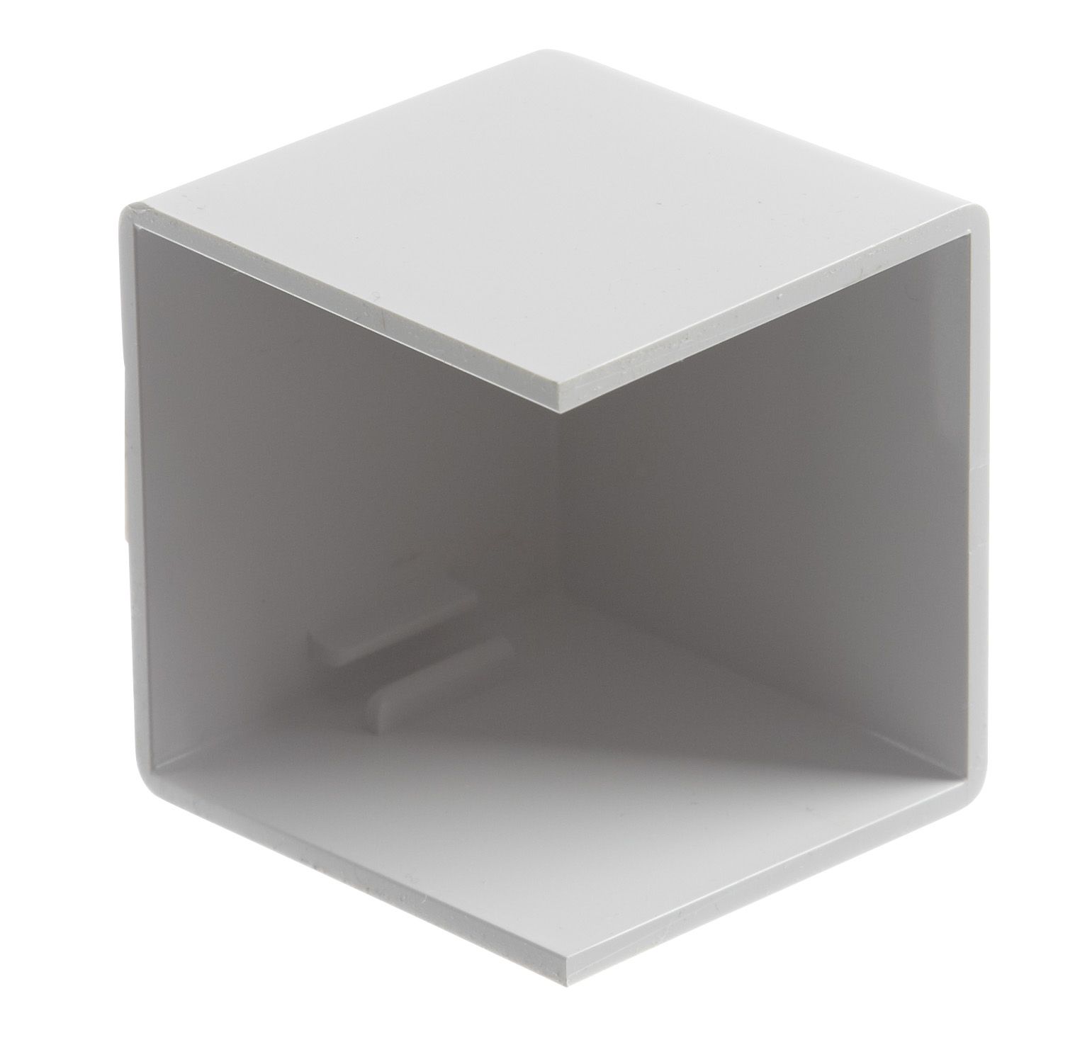 MK White Trunking end cap