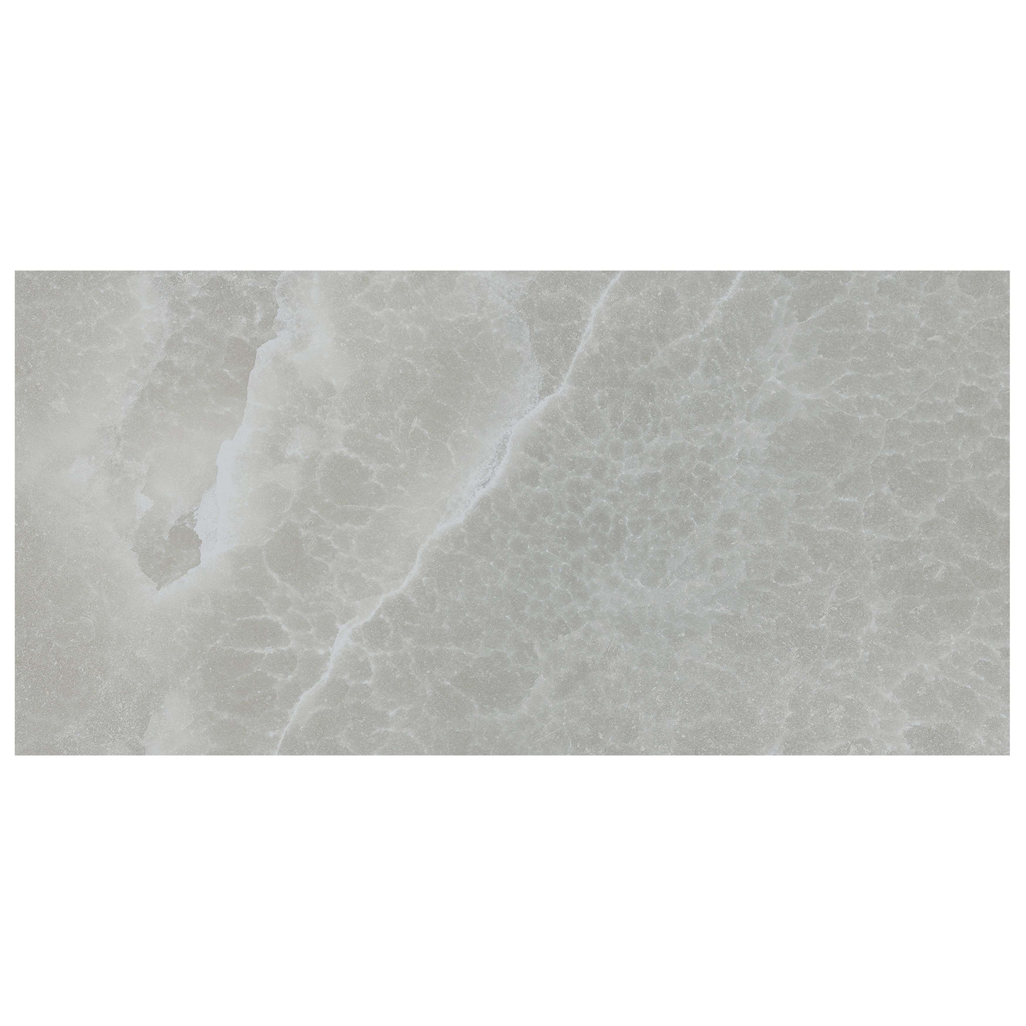 Moonstone Light Grey Matt Stone effect Porcelain Indoor Wall & floor ...