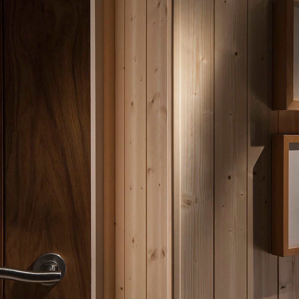 Natural Pine Angled edge Moulding L 2.4m W 27mm T 27mm