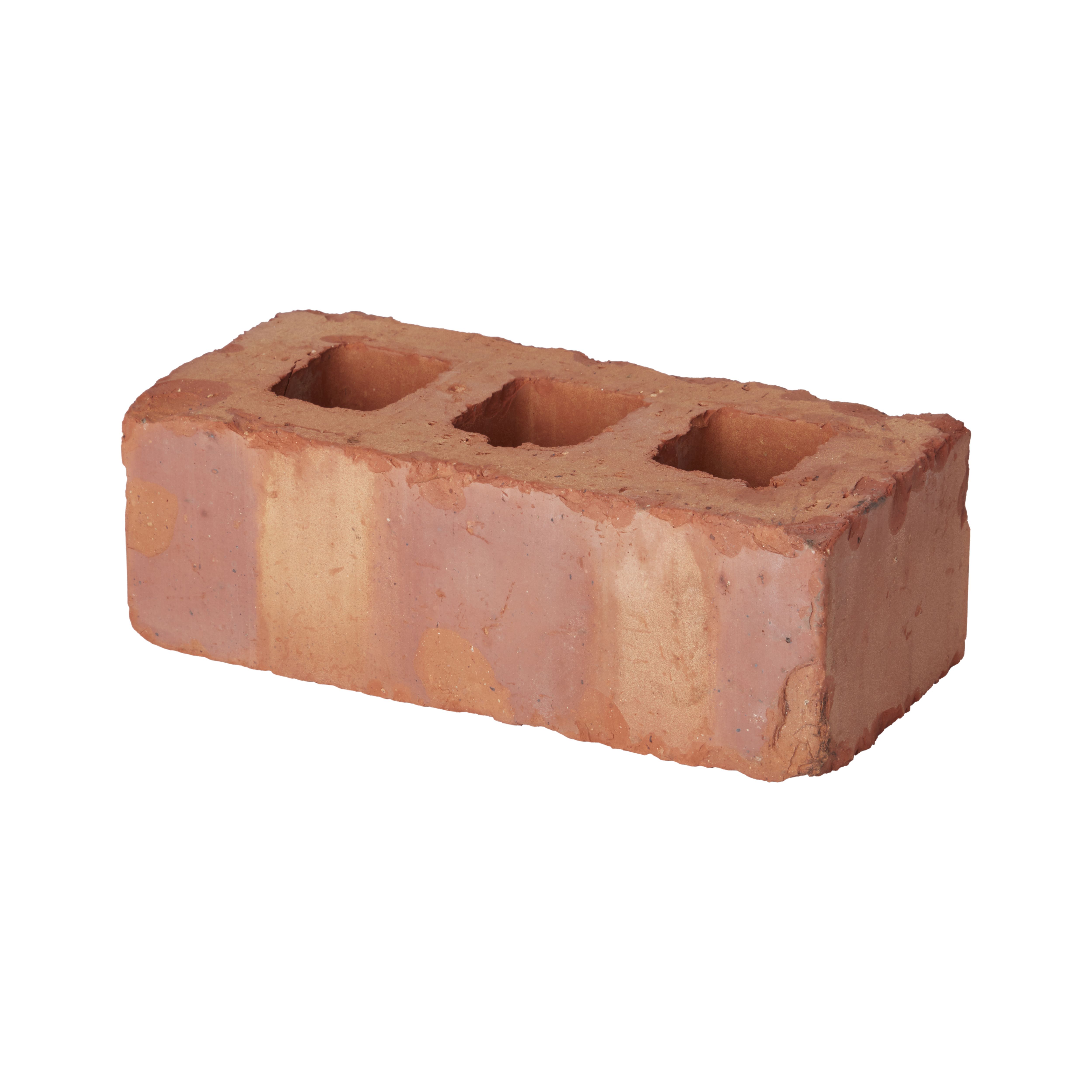 Northcot Cherwell Urban Antique Rough Red Perforated Facing brick (L ...
