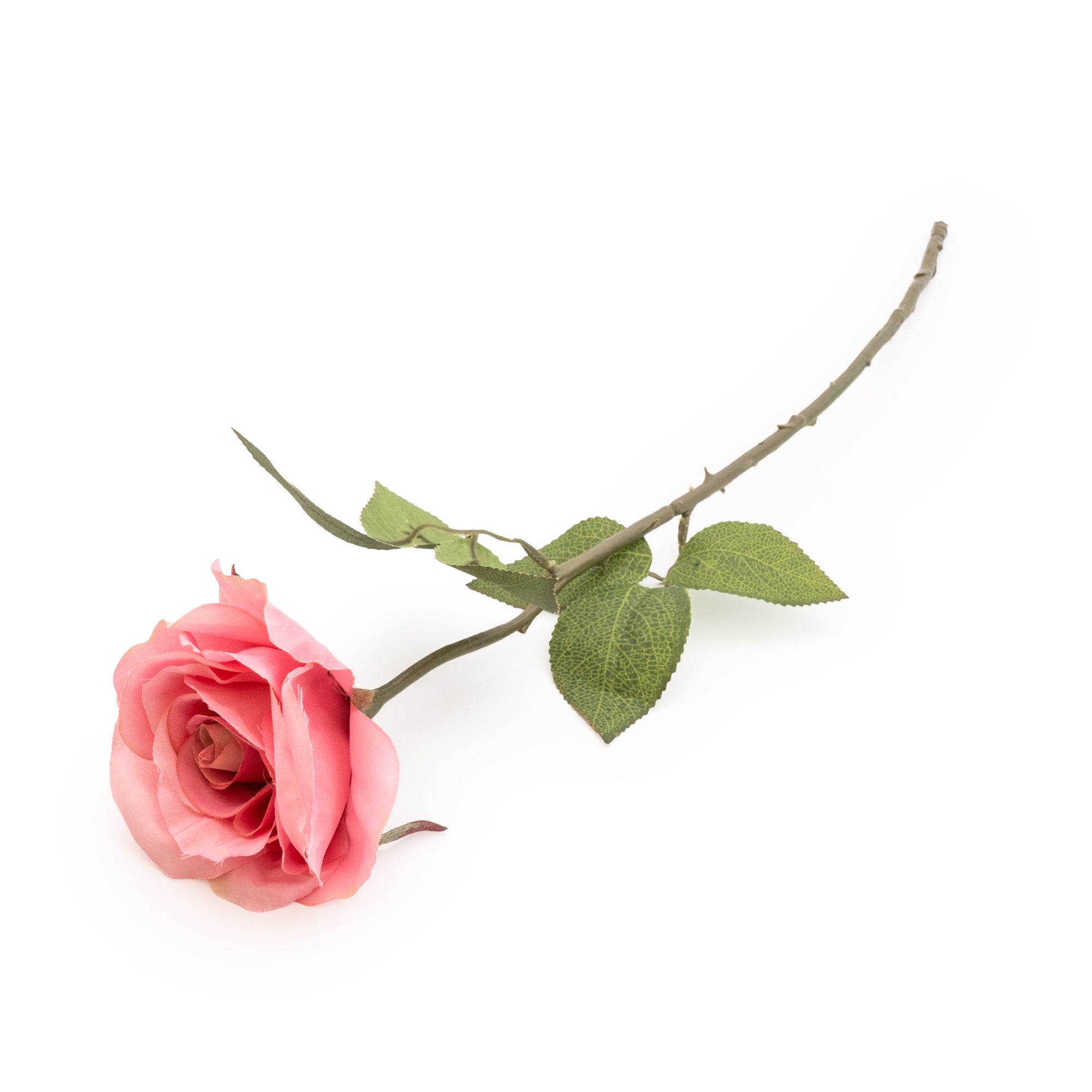 Pink Rose Single stem Artificial flower | Tradepoint