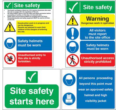 Plastic Safety sign | Tradepoint