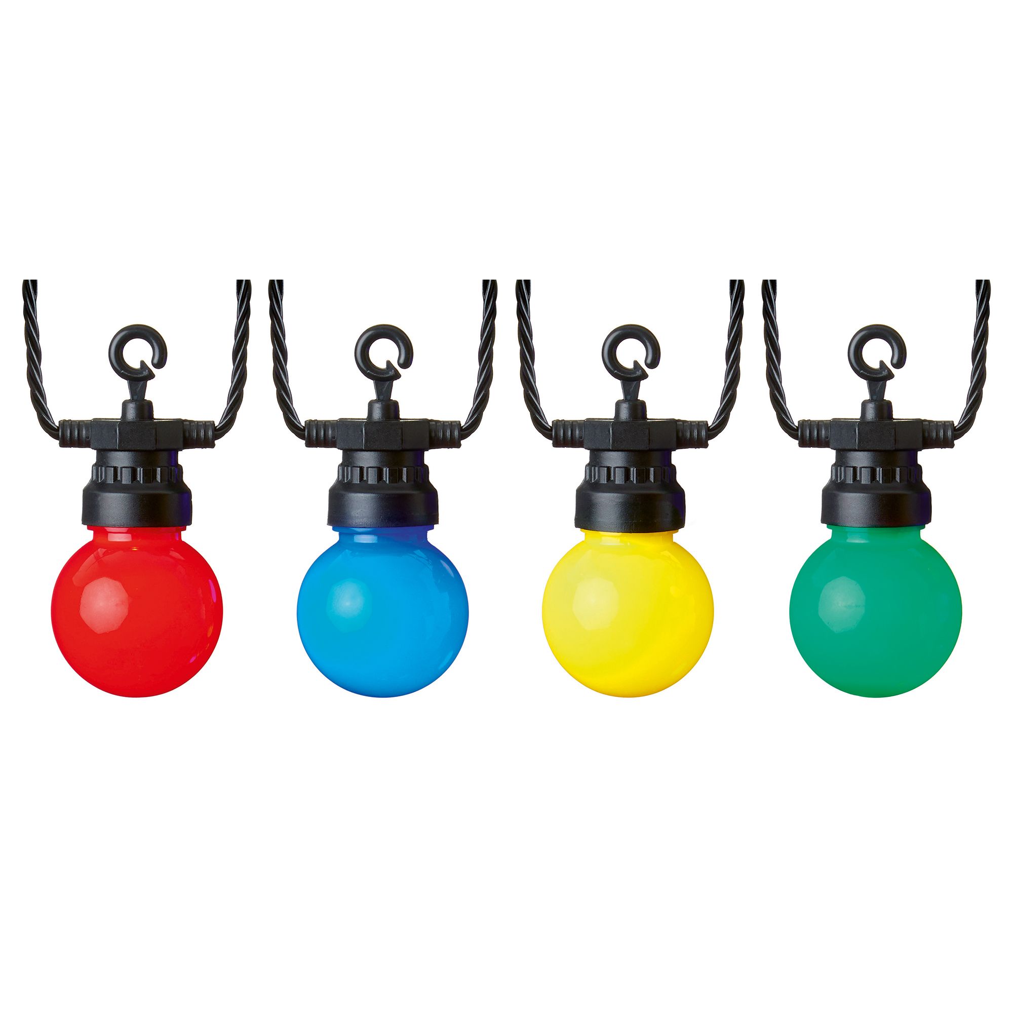 Premier Bulb Battery-powered Multicolour 10 LED Indoor & outdoor String ...