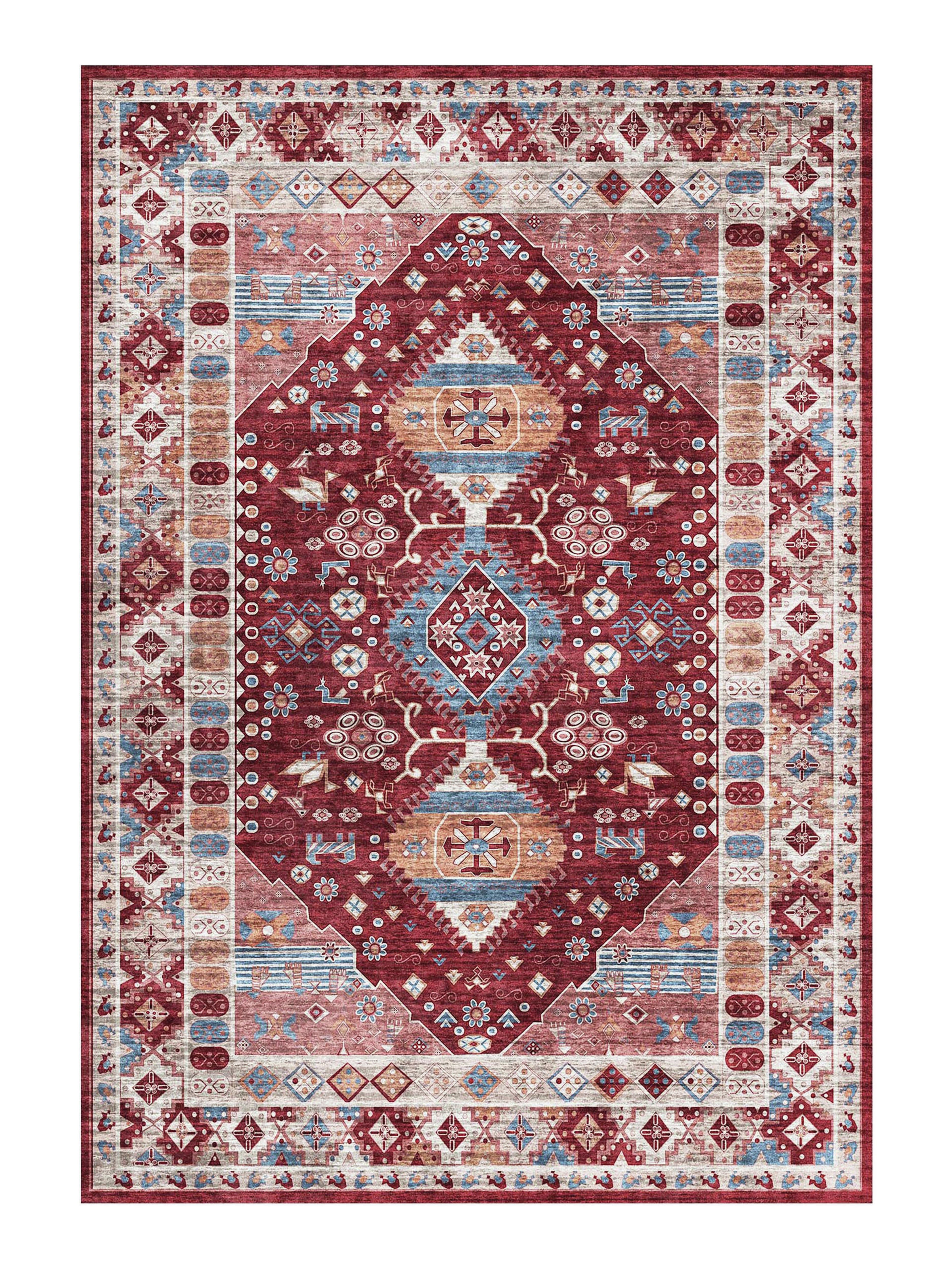 Red Traditional Rug 230.1cmx160cm