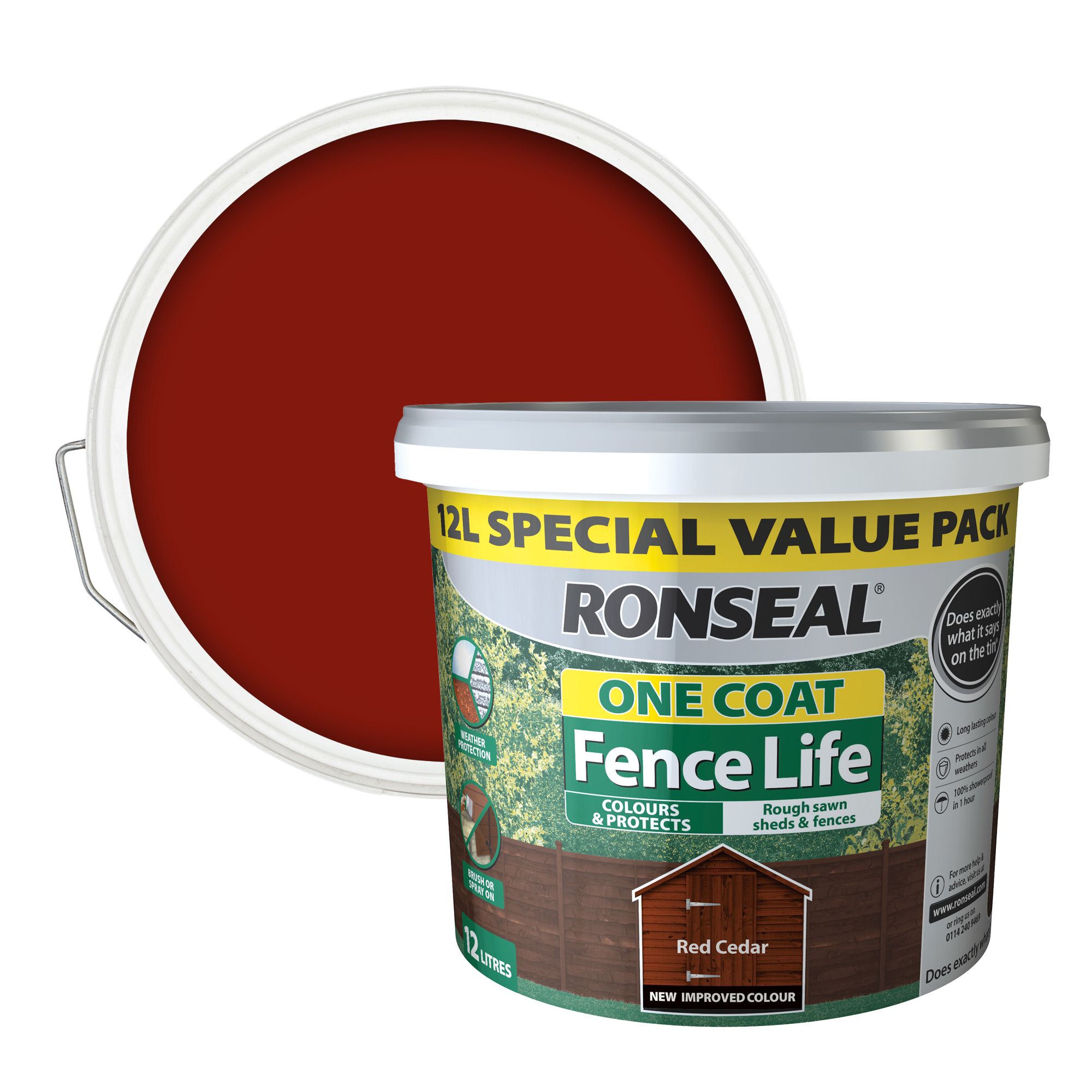 Fence paint cedar red store