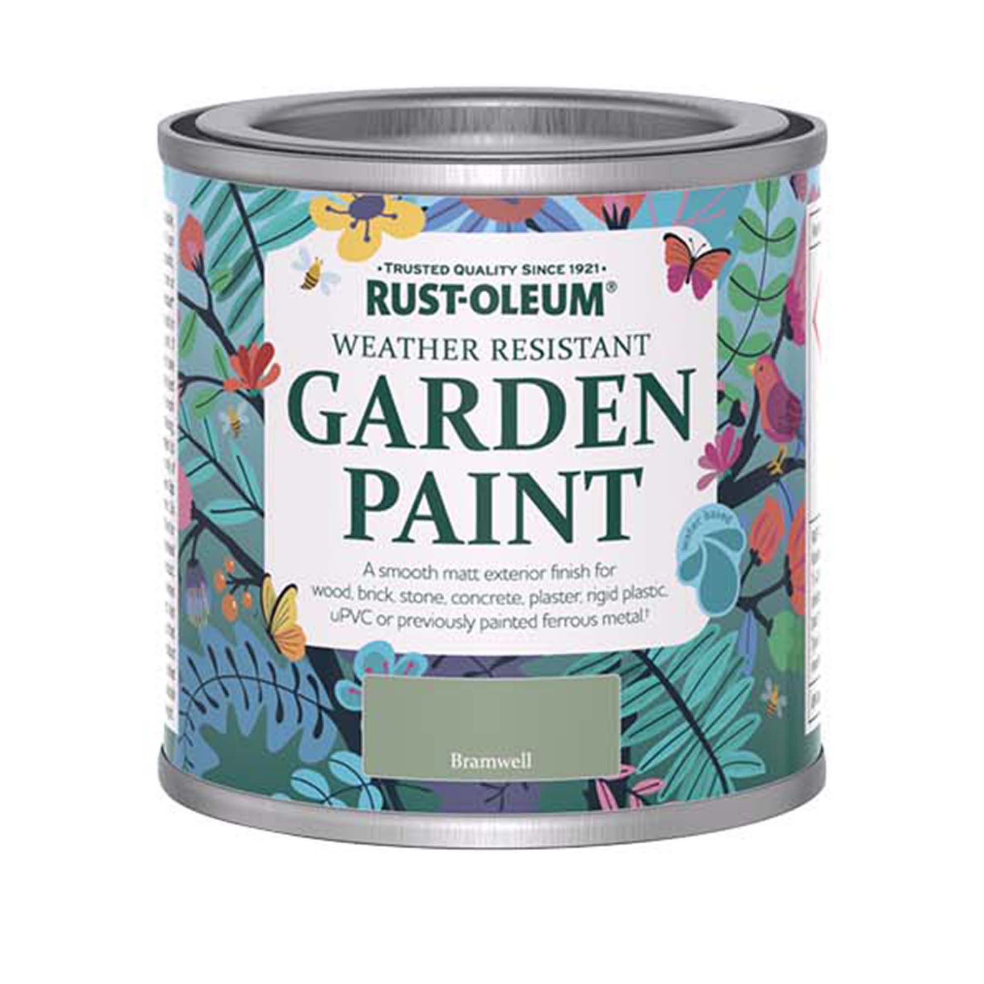 Rust-Oleum Bramwell Matt Multi-surface Exterior Topcoat Paint, 125ml Tin