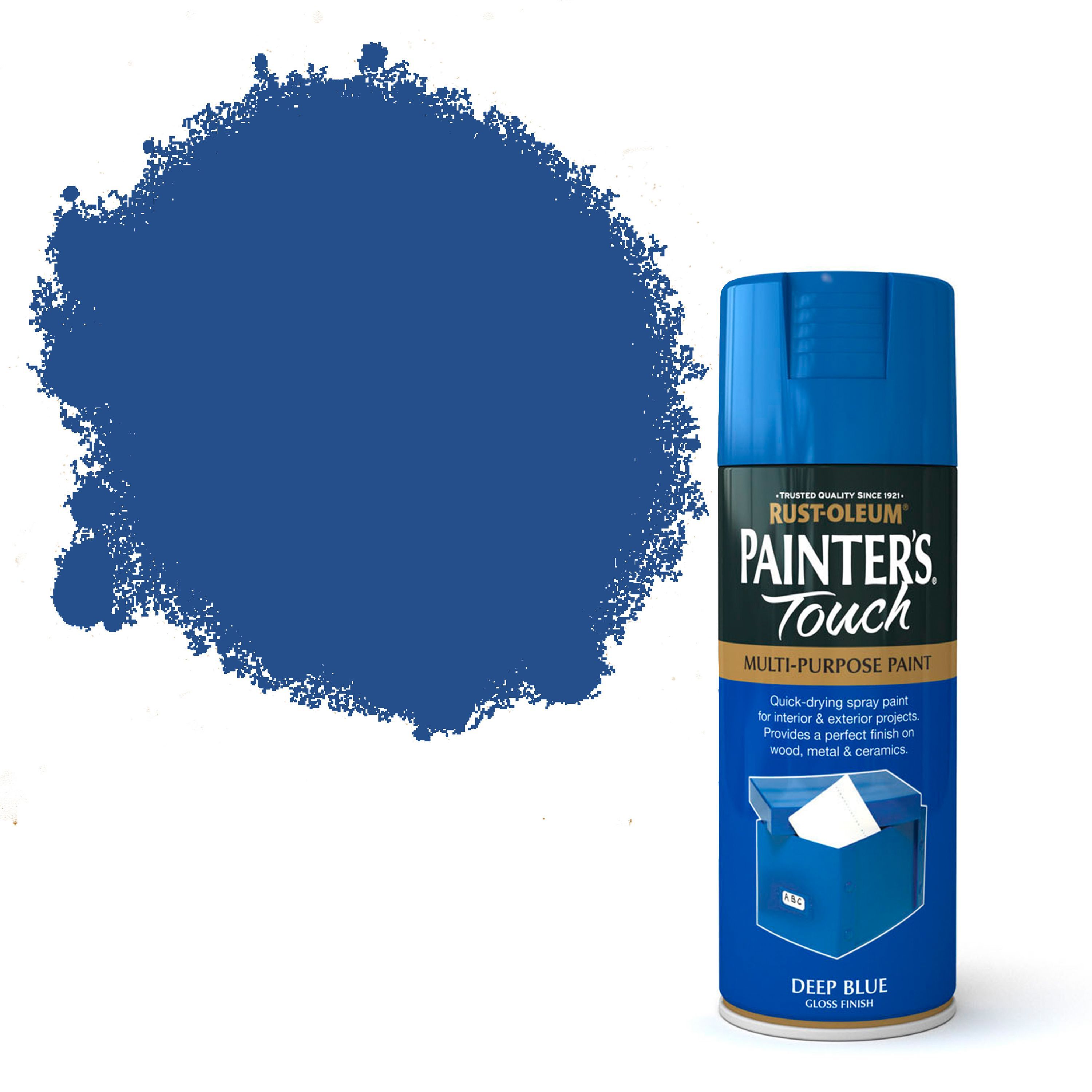 Rust-Oleum Painter's touch Deep blue Gloss Multi-surface Decorative ...