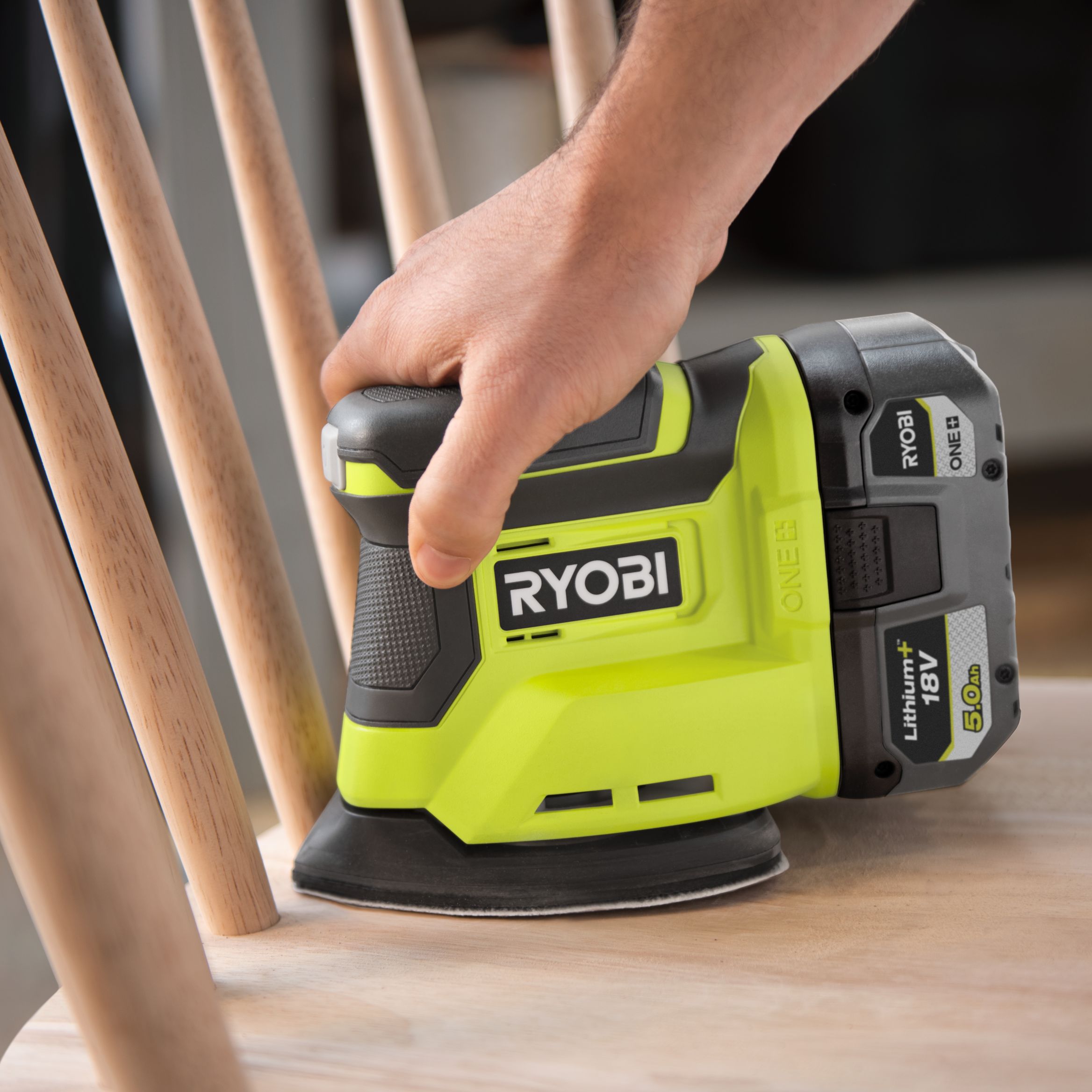Ryobi 18V Cordless Palm sander (Bare Tool) - RPS18-0