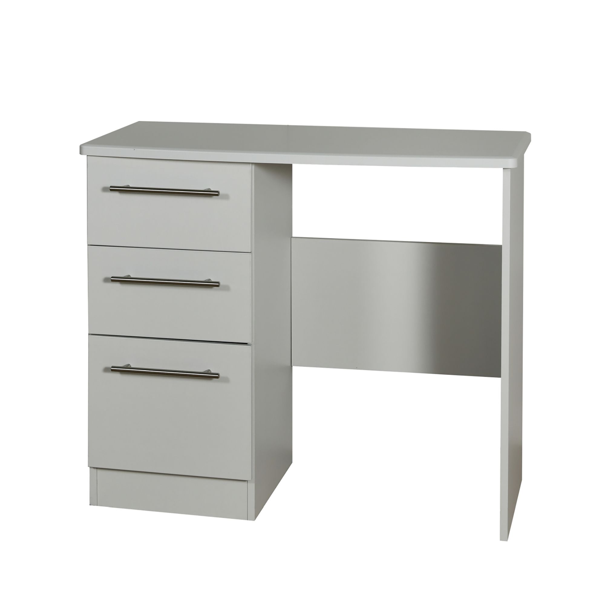 Sherwood Matt grey 3 Drawer Vanity unit (H)795mm (W)930mm (D)415mm