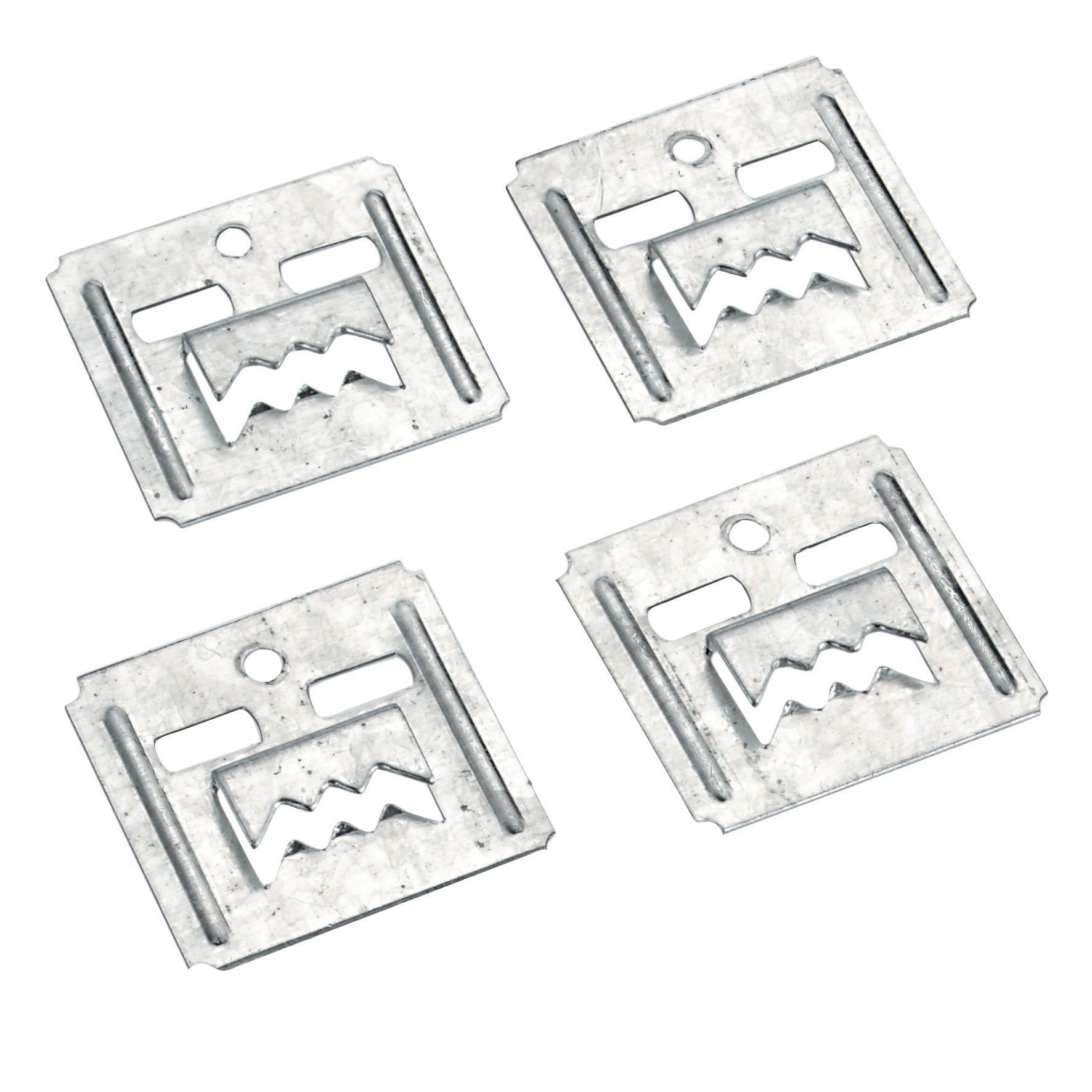 Simpson Natural Steel Cladding clip, Pack of 100 | Tradepoint