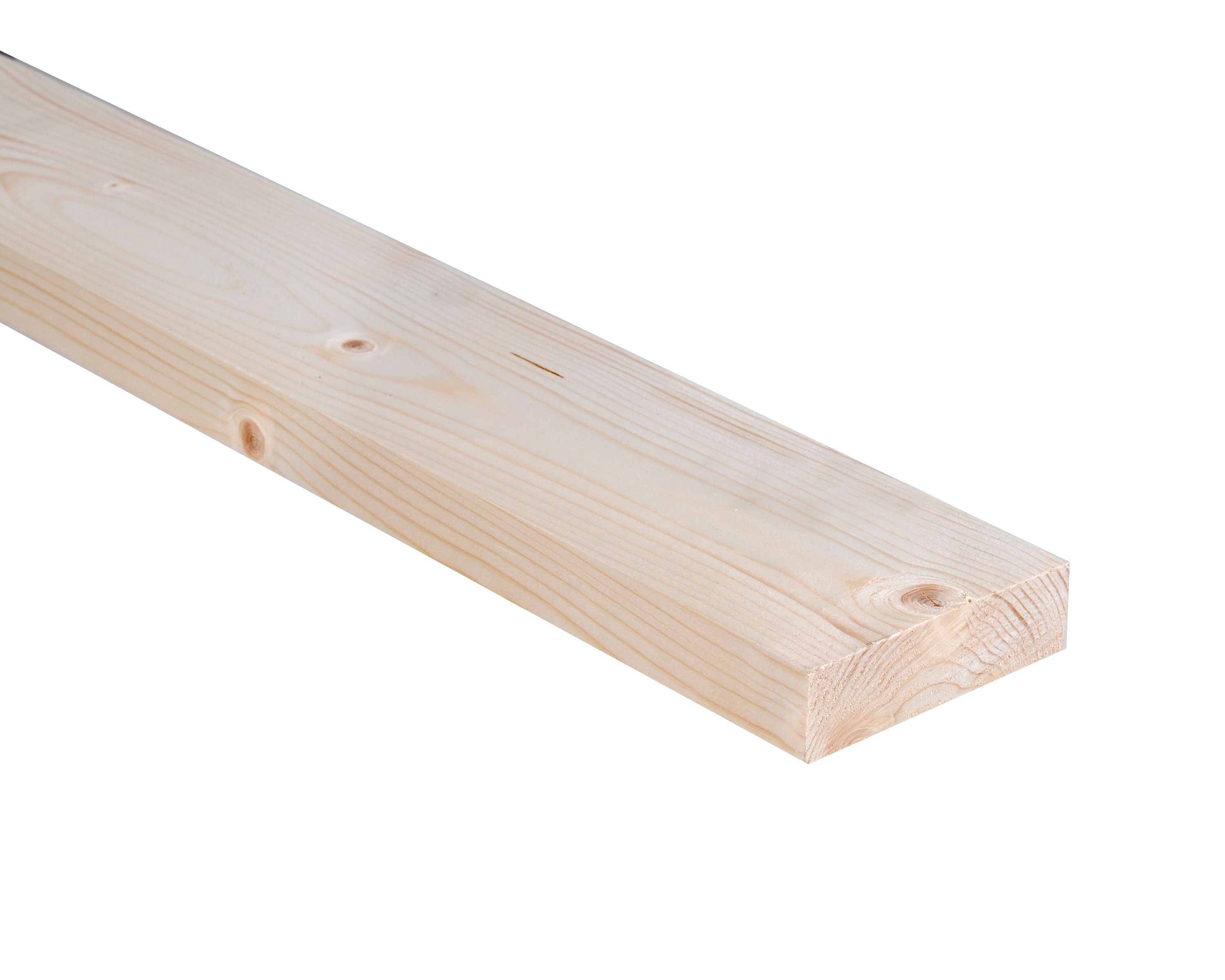 Smooth Planed Square edge Whitewood spruce Stick timber (L)2.4m (W)94mm ...