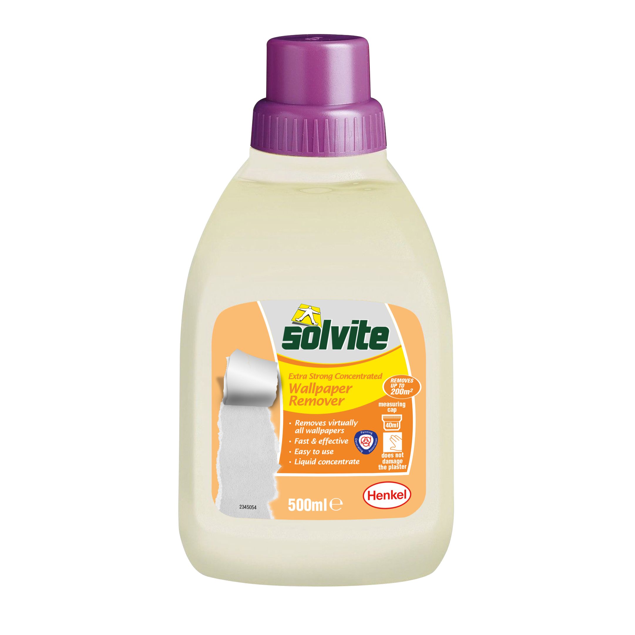 Solvite Concentrated Wallpaper remover, 0.5L | Tradepoint