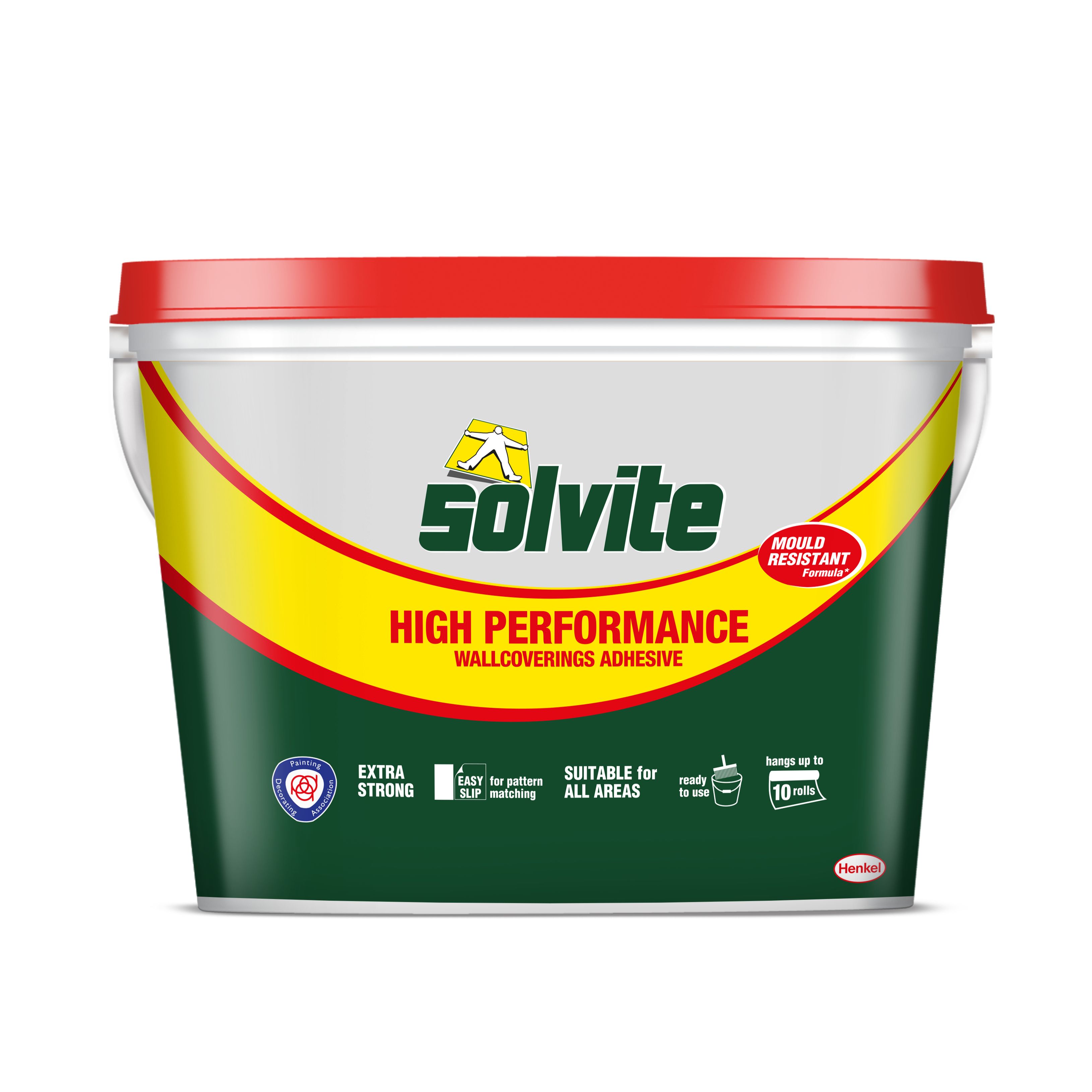 Solvite Ready mixed Wall covering Adhesive 10kg - 10 rolls | Tradepoint