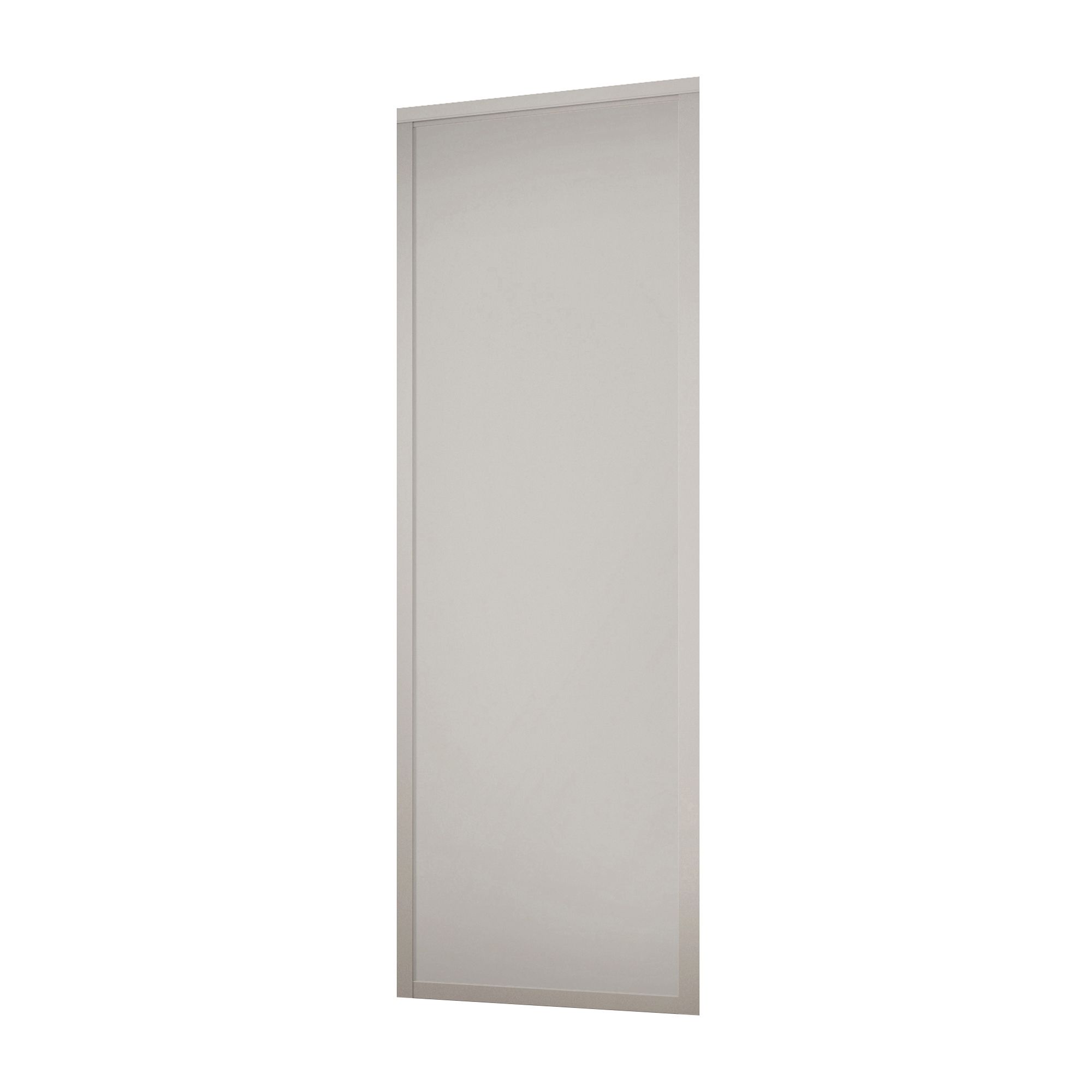 Spacepro 1 Panel Matt dove grey Sliding wardrobe door (H)2220mm (W)610mm