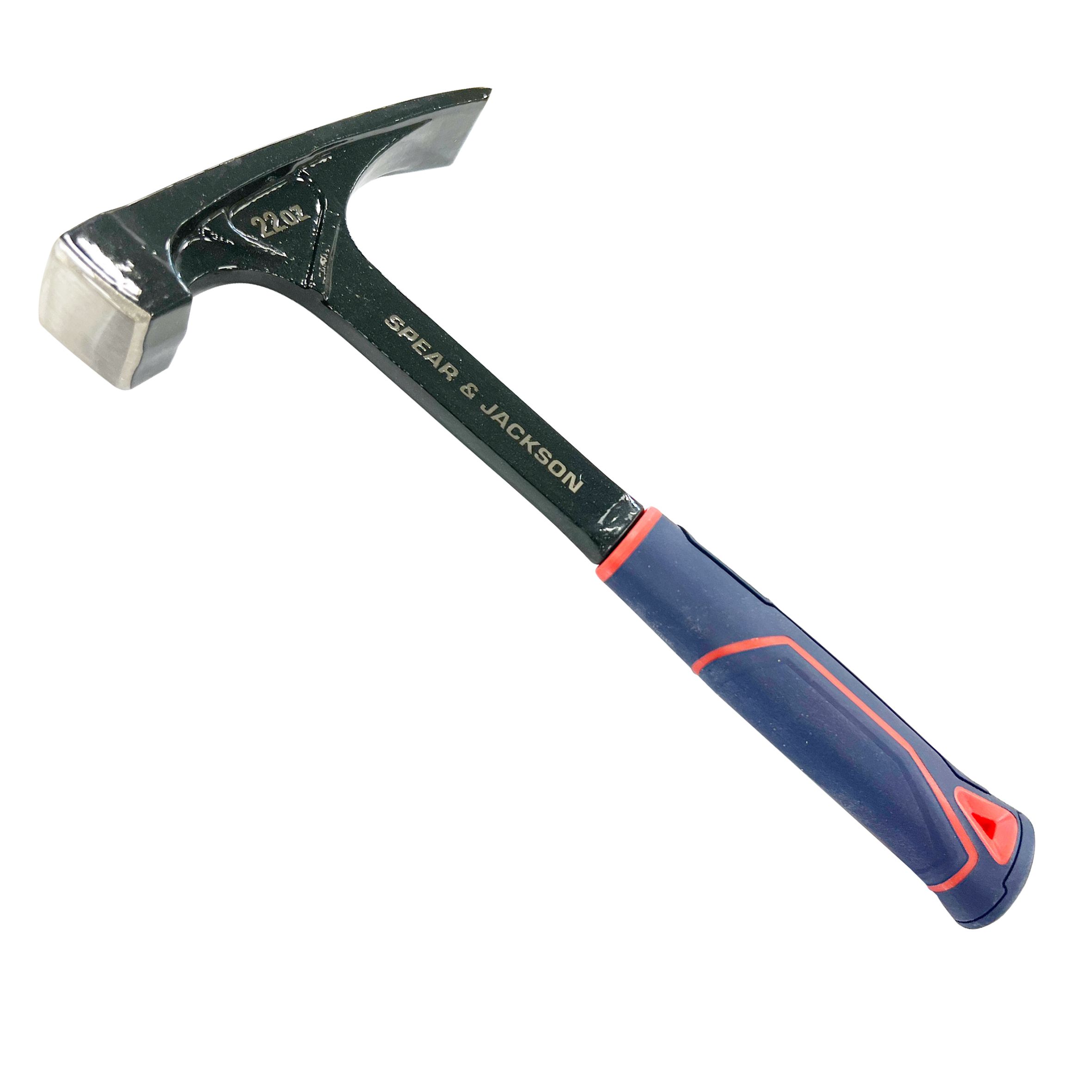Spear & Jackson Carbon steel Brick Hammer 1.38lb SJ-BSS22