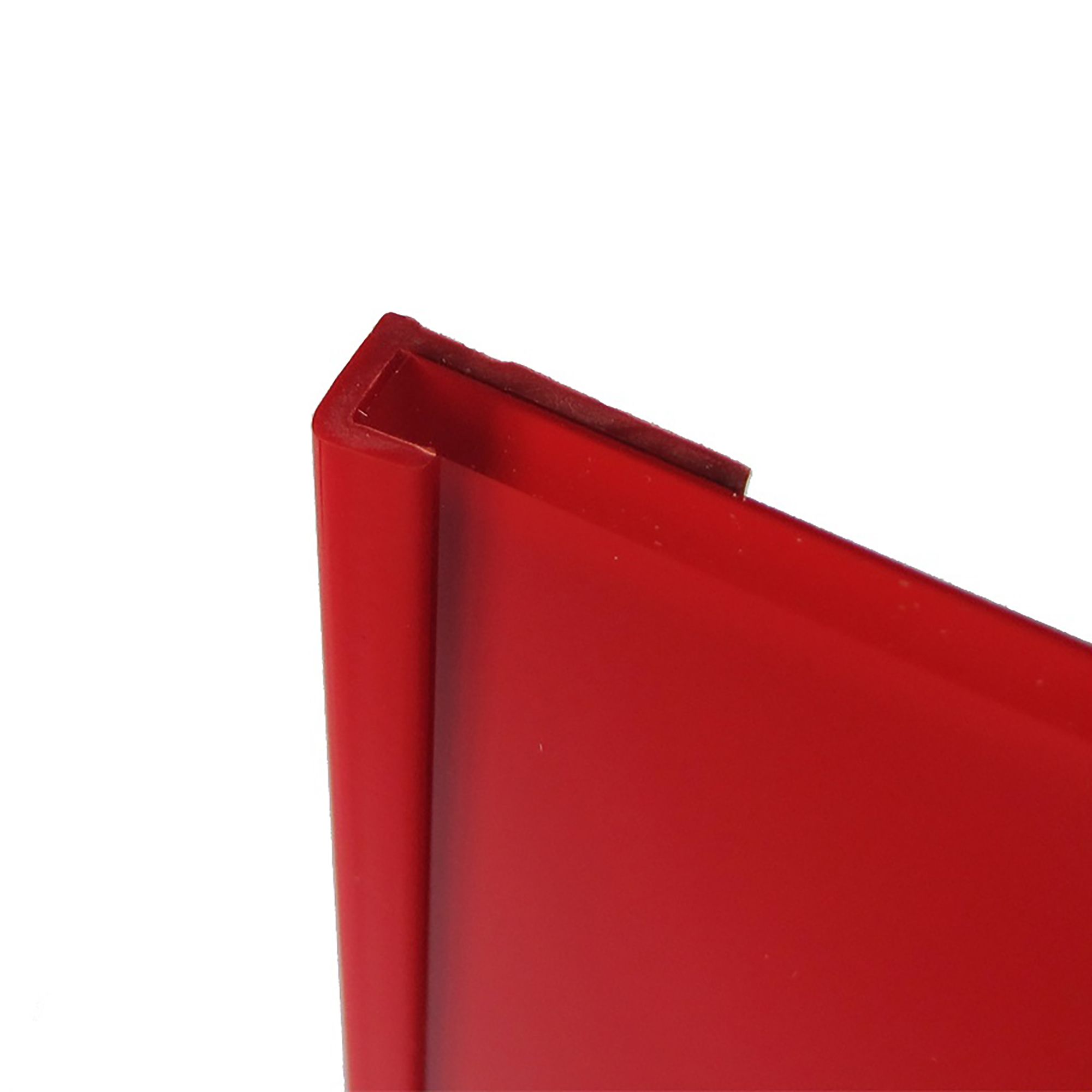 Splashwall Rose Straight Panel end cap, (L)2440mm (T)4mm | Tradepoint