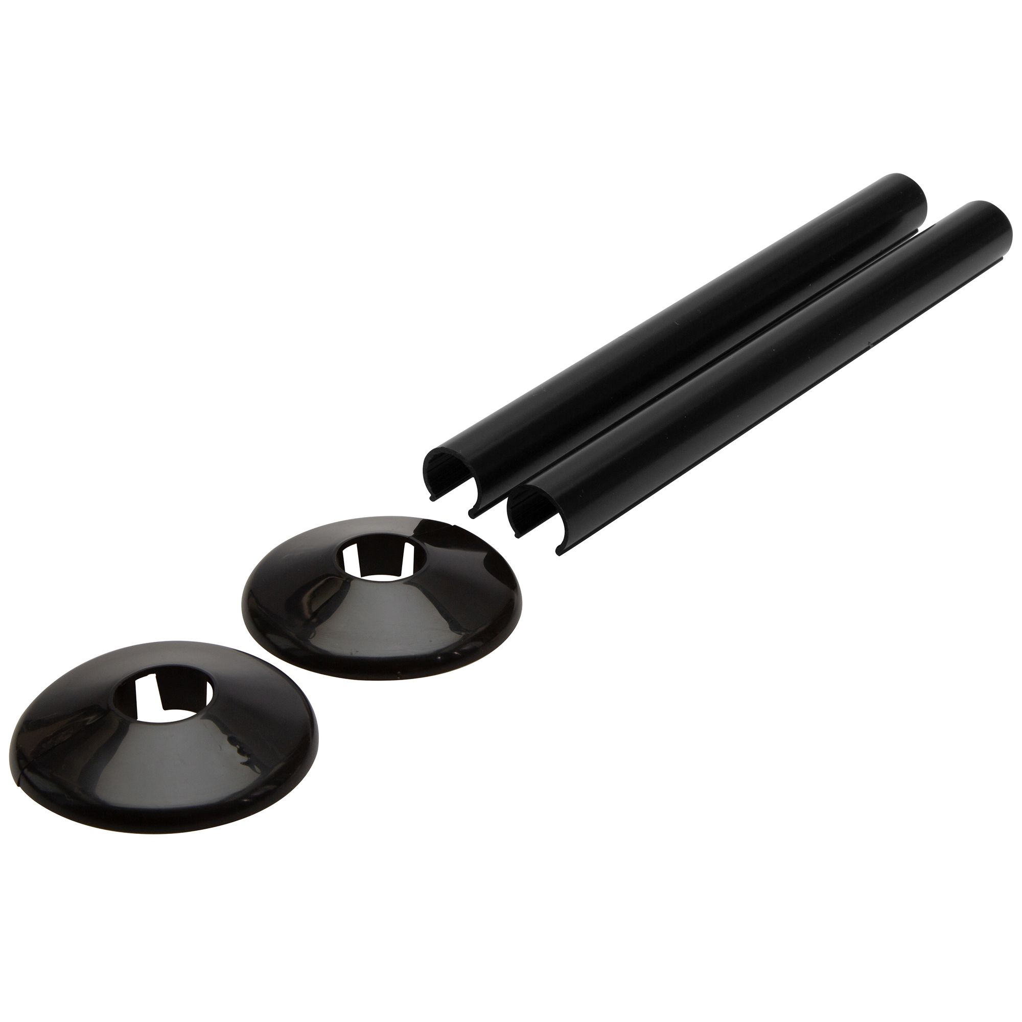 Talon Black Pipe sleeve (Dia)15mm, Set | Tradepoint