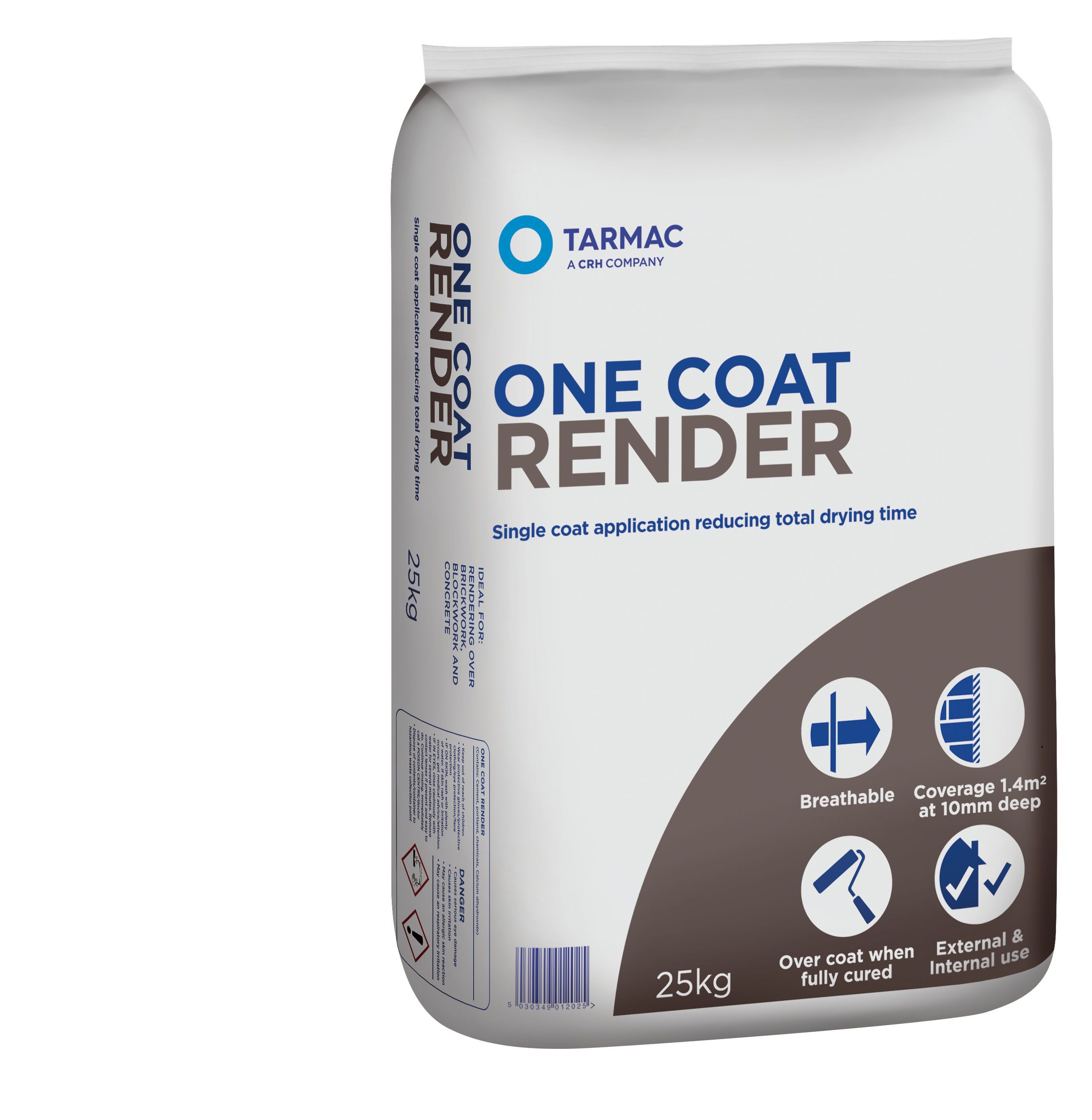 Tarmac One coat Render, 25kg Bag - Ready mixed | Tradepoint