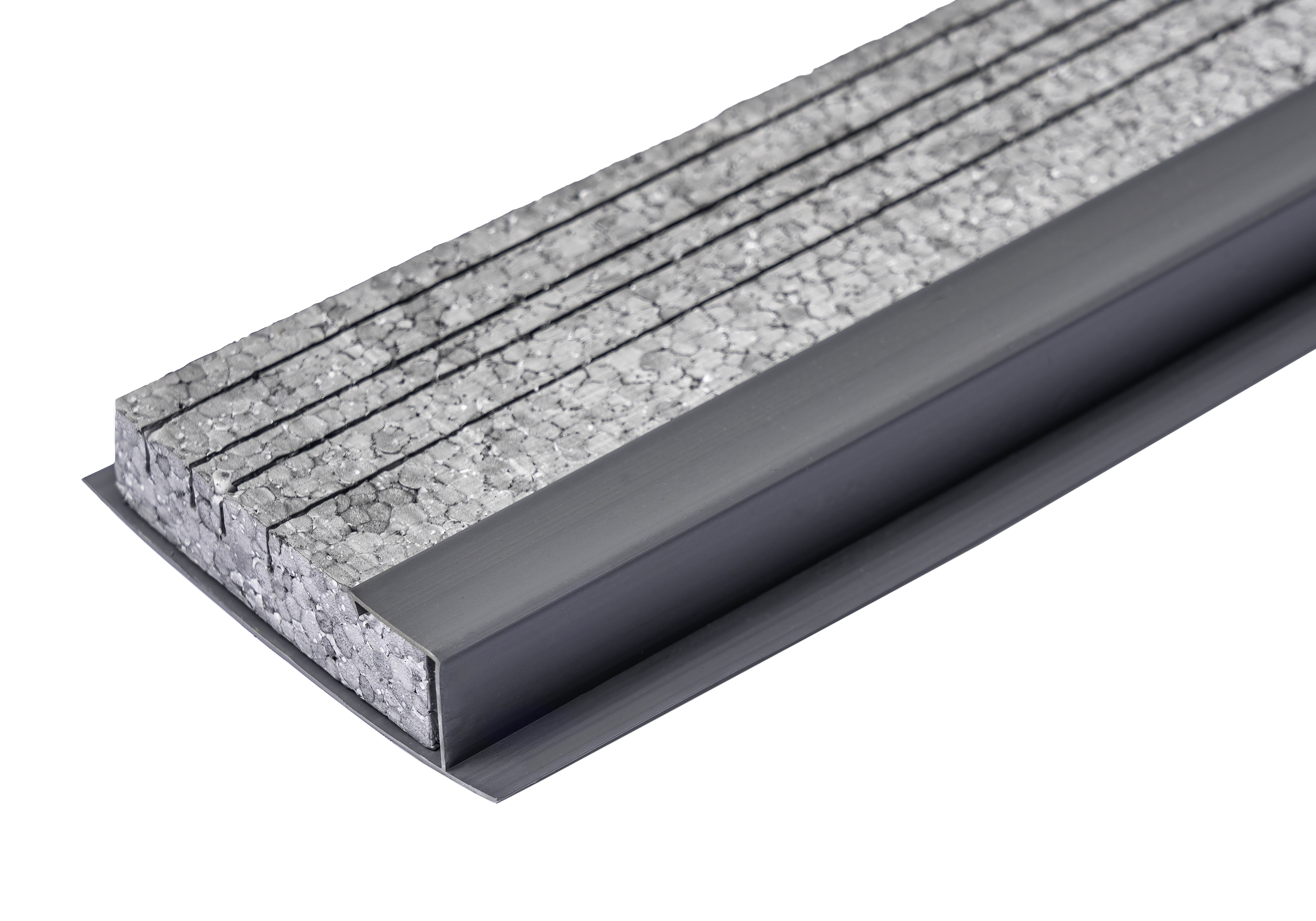 Timloc Grey Thermal insulation board (L)2.4m (W)0.1m (T)25mm