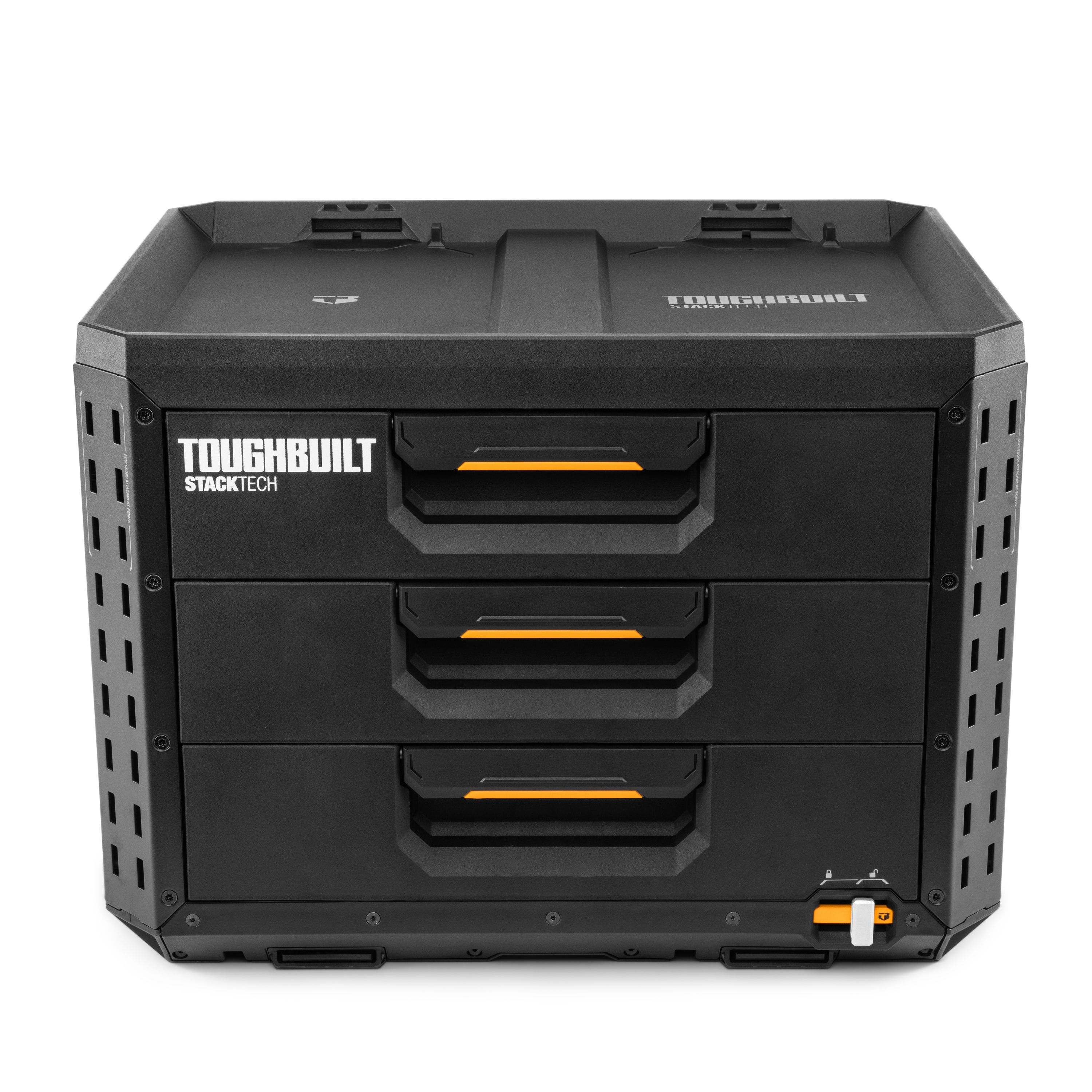Toughbuilt StackTech Black XL 3-drawer Toolbox