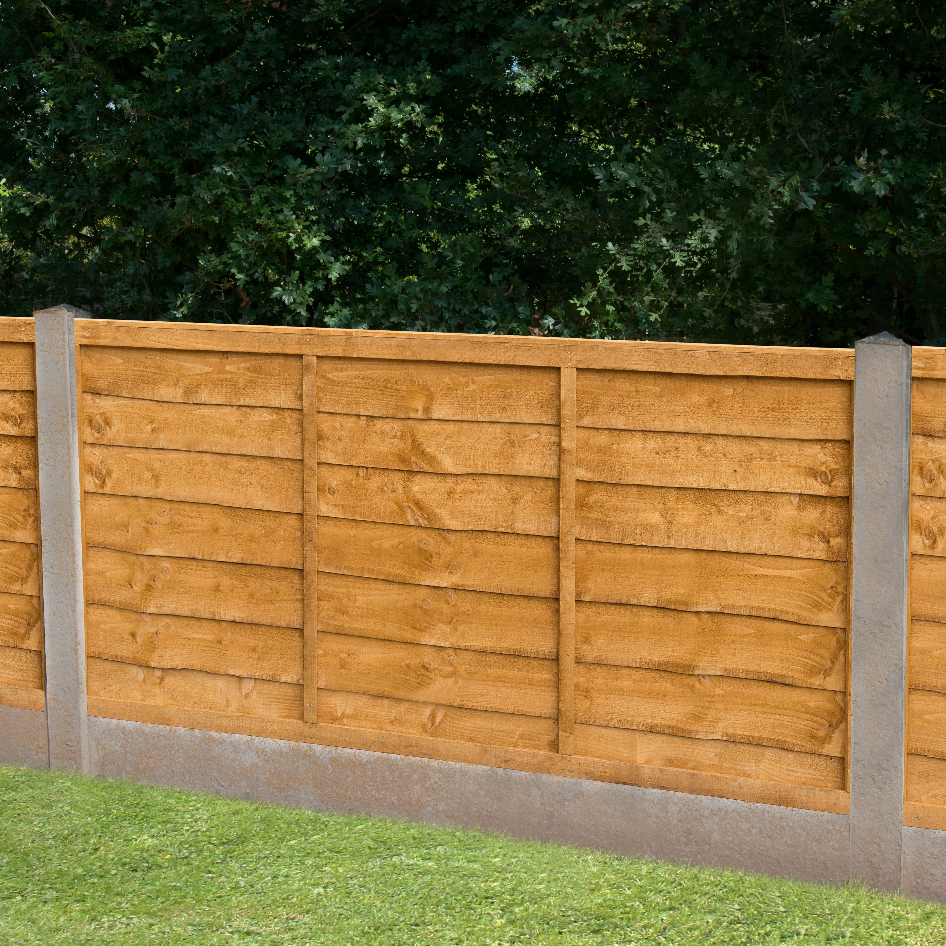 Traditional Lap 3ft Fence panel (W)1.83m (H)0.91m | Tradepoint
