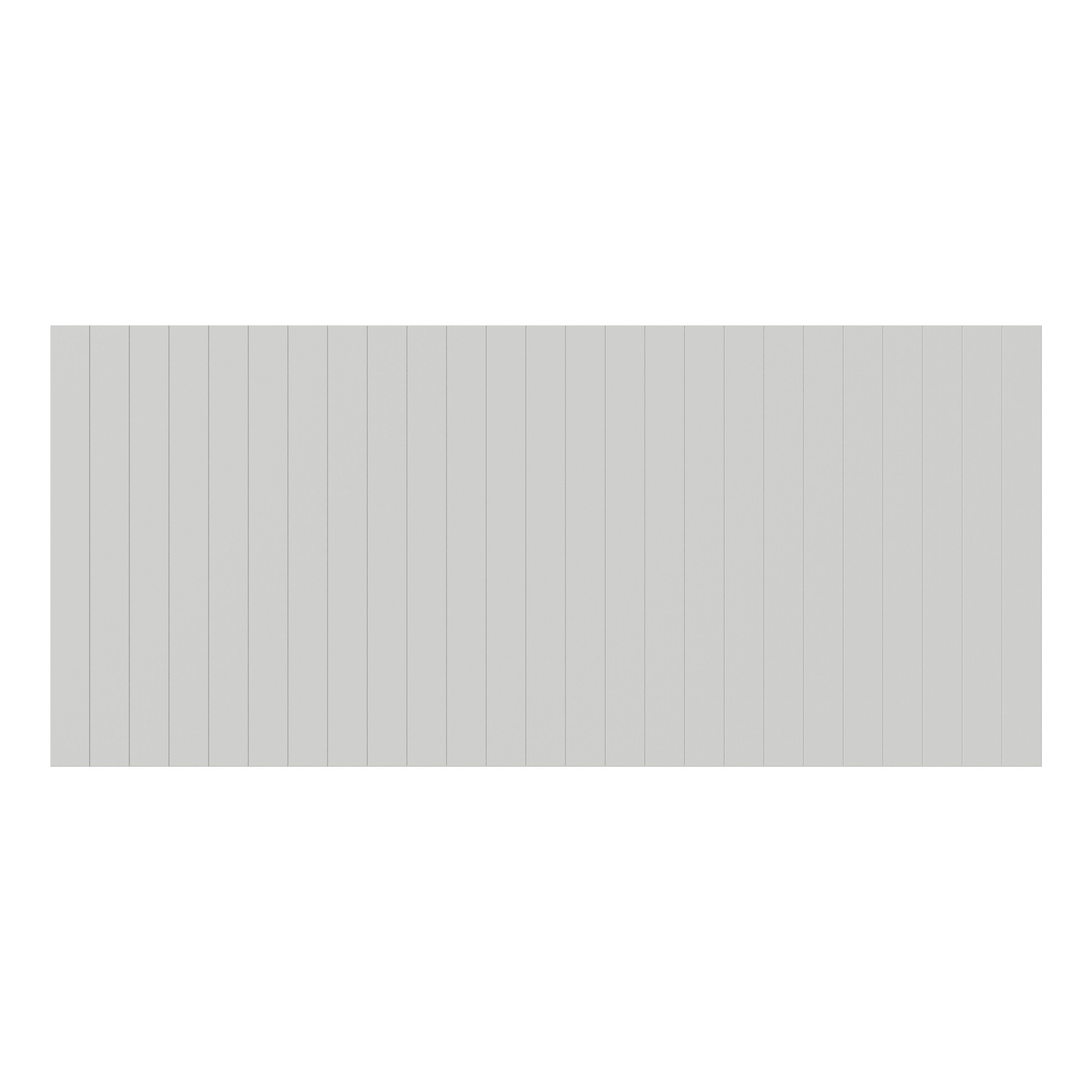Tydeman Matt light grey Standard Breakfast bar back panel (H)890mm (W ...