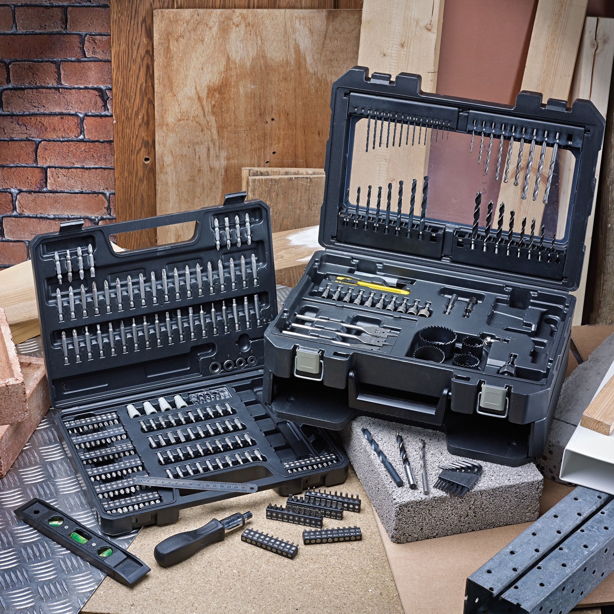 Universal 302 piece Multi purpose Drill bit set