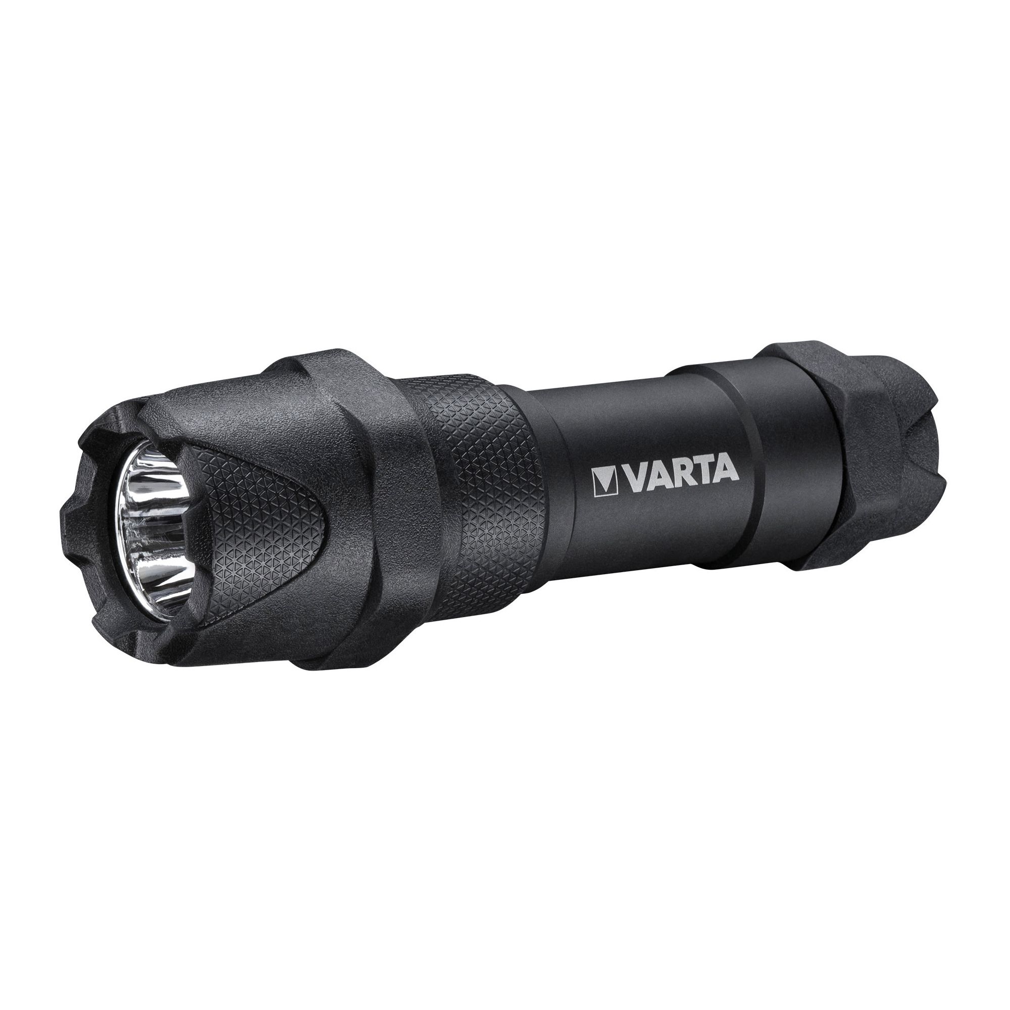 Varta Indestructible Black 300lm LED Battery-powered Torch | Tradepoint