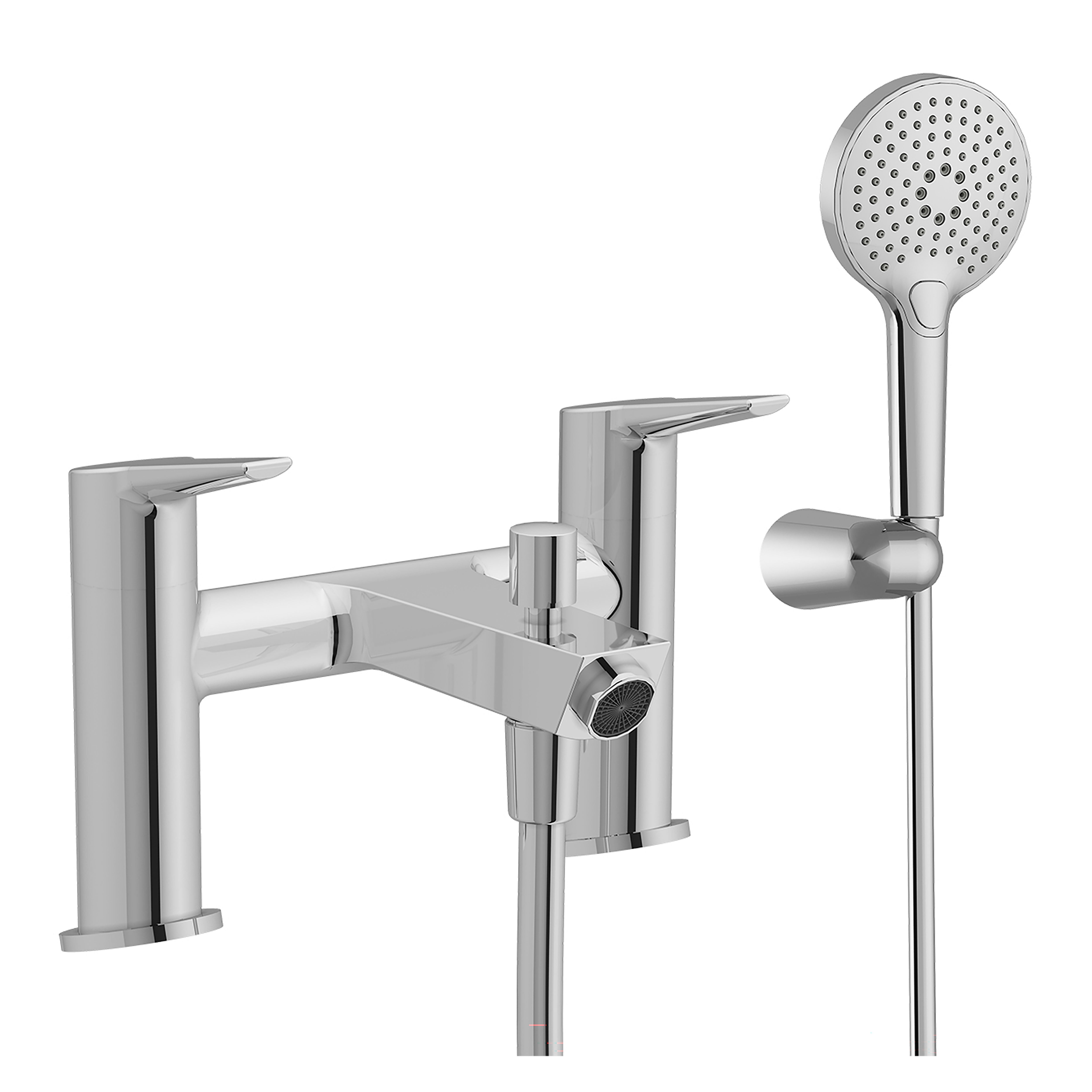 VitrA Solid S Chrome effect 2 Tap-hole Filler Tap