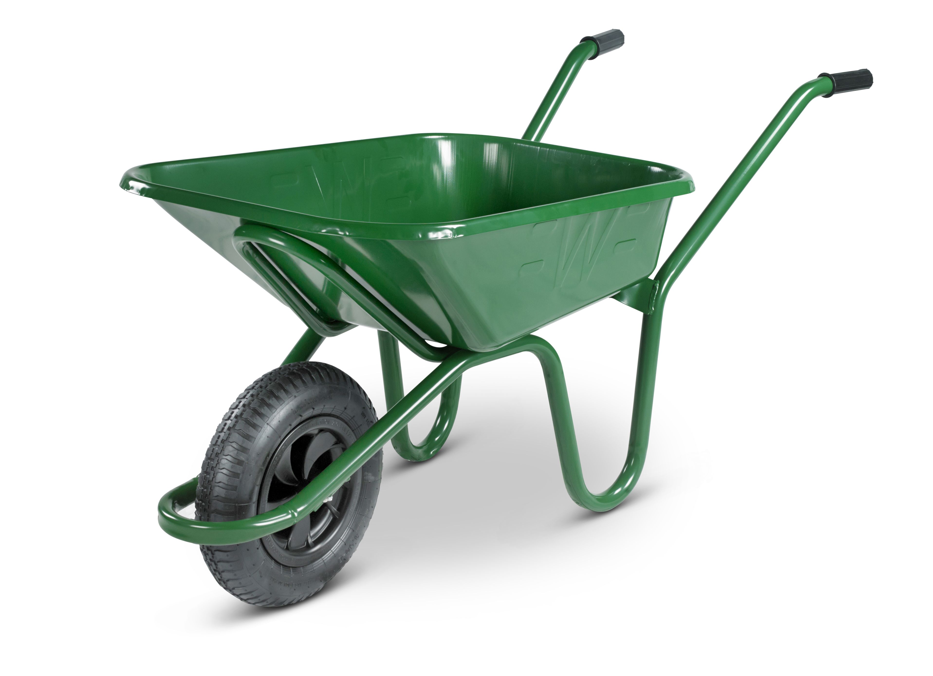 Walsall Contractor builders Green Steel Wheelbarrow 90L