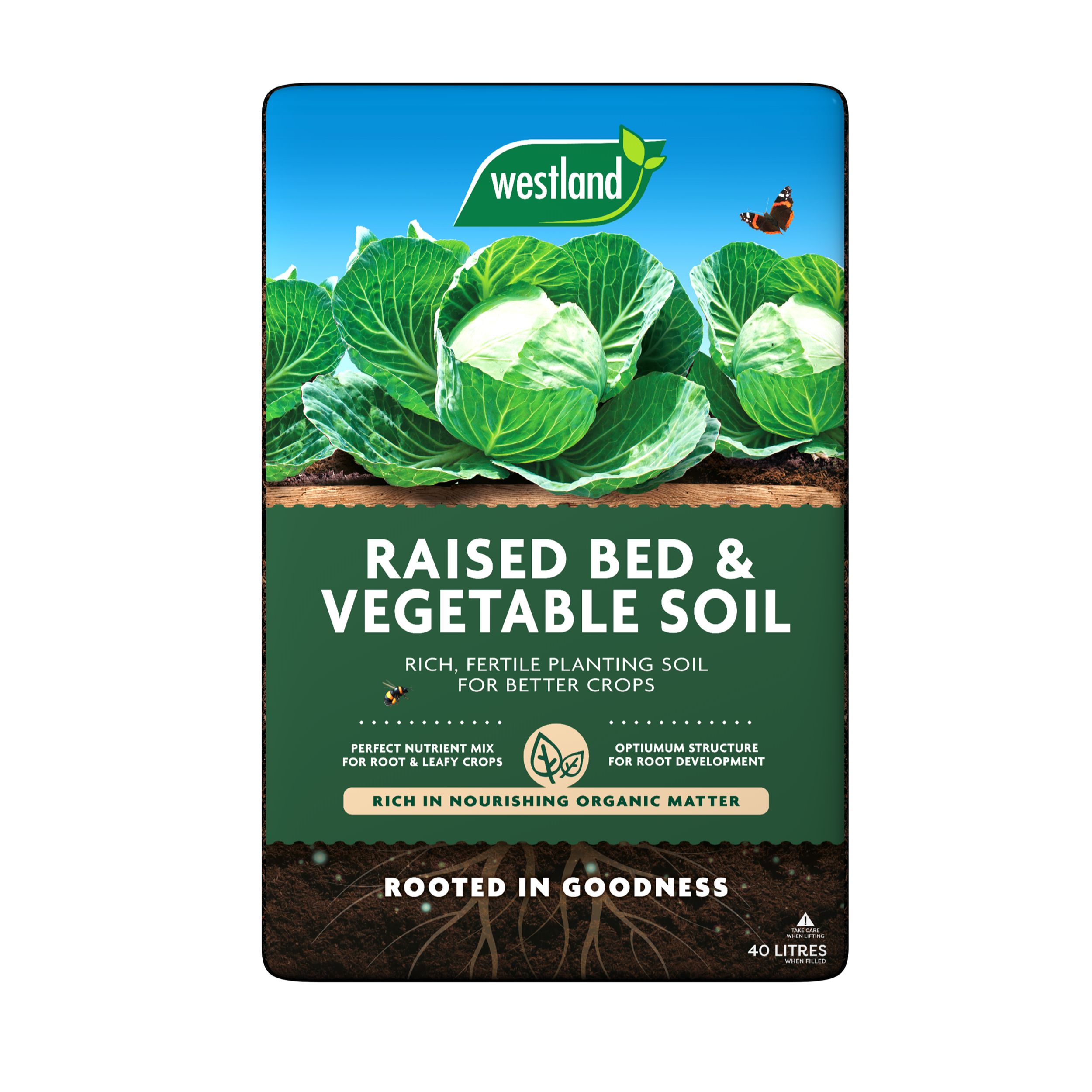 Westland Bed & Vegetable Peat-free Multi-purpose Soil 40L