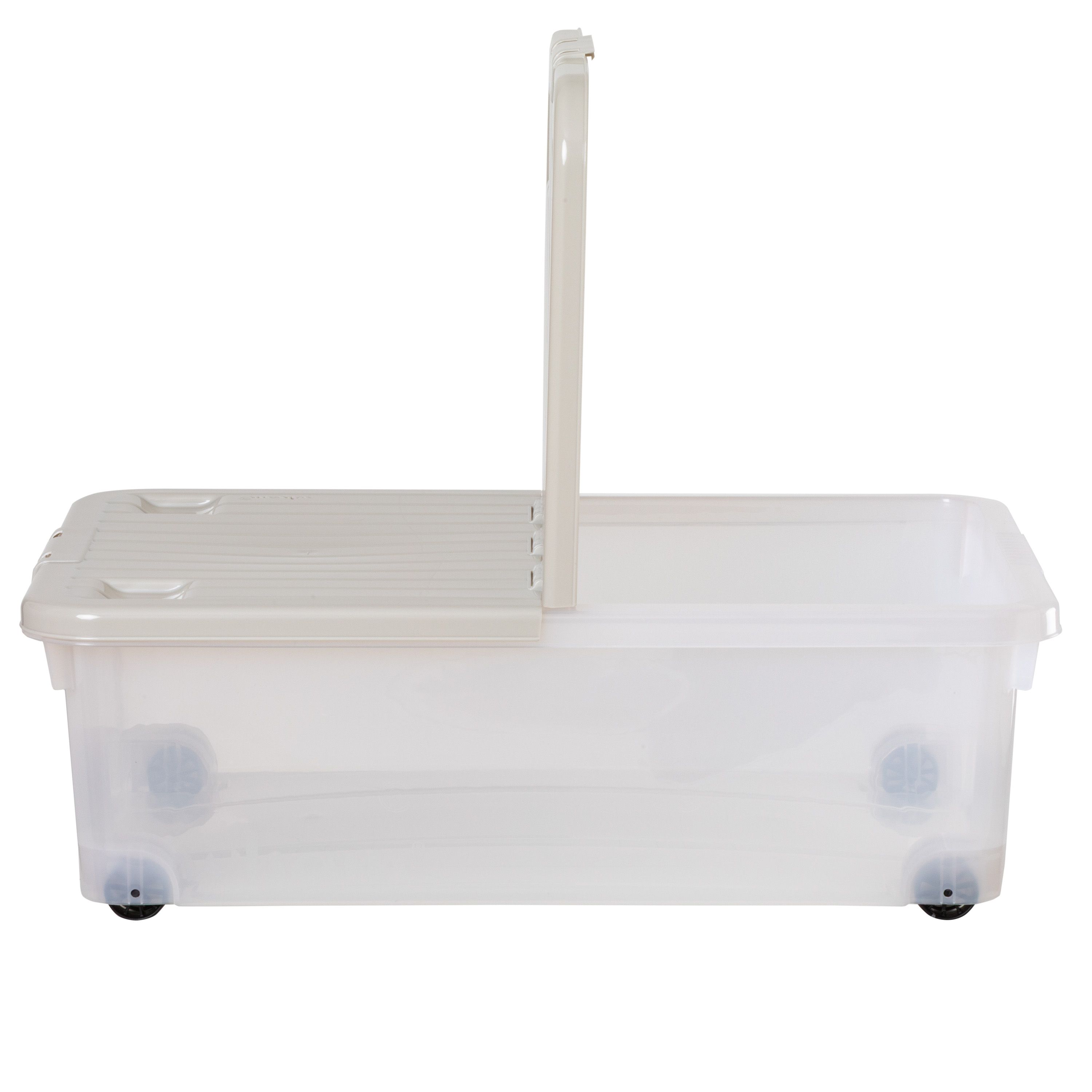 Wham Moonstruck Rectangular 32L Medium Plastic Stackable Underbed ...